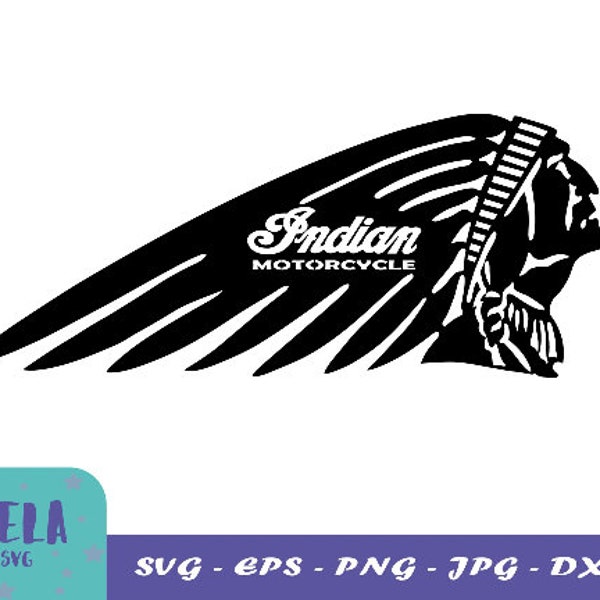 Motorcycle Indian Svg - Etsy Israel