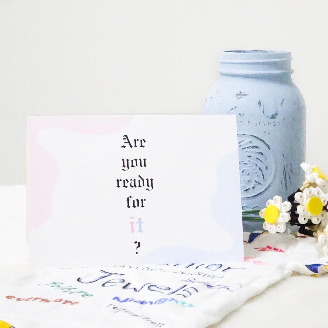Are You Ready for It? Baby Greeting Card | TS Inspired | Baby Expecting ...