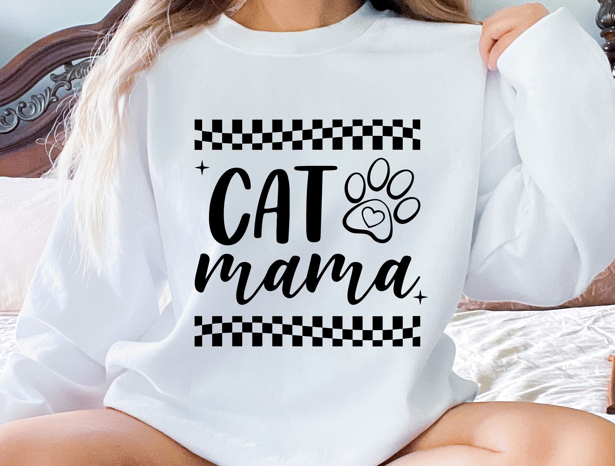 Cat Mom Svg, Cat Mama Svg, Cat Mother Svg, Cat Png, Cat Mom T-shirt Svg ...