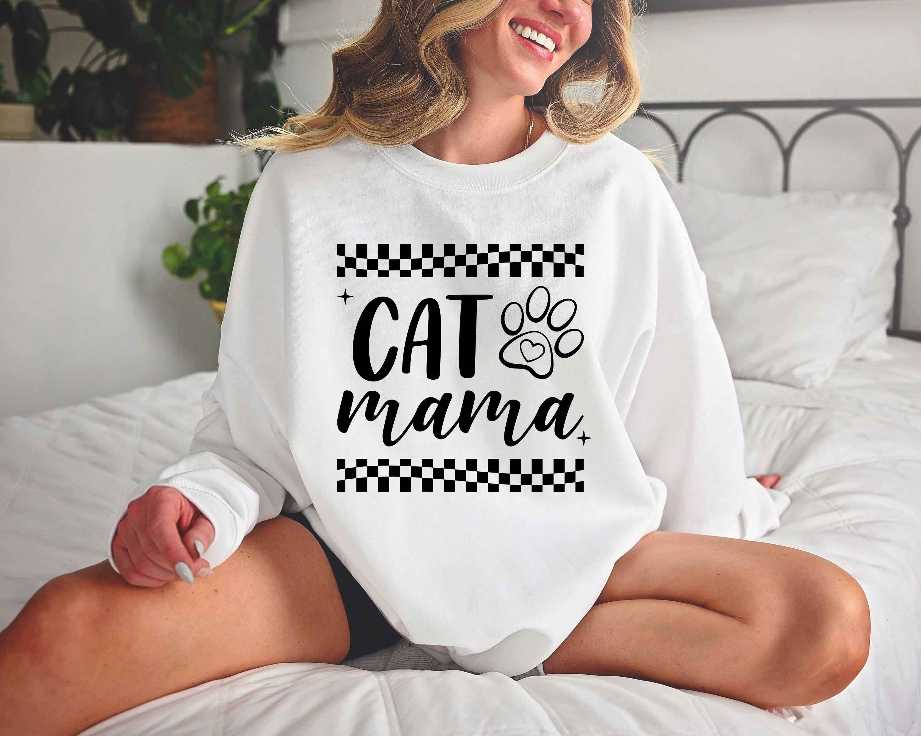 Cat Mom Svg, Cat Mama Svg, Cat Mother Svg, Cat Png, Cat Mom T-shirt Svg ...