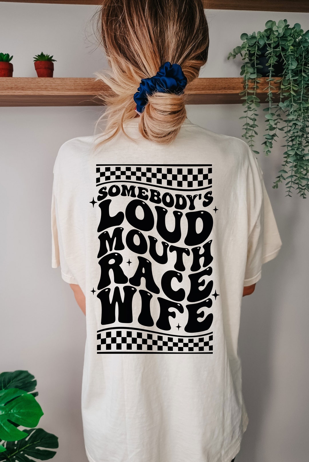 Somebody's Loud MOUTH Race Wife Melting Smile Png/svg Original Front ...