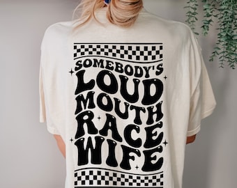 Somebody's Loud MOUTH Race Wife Melting Smile Png/svg Original Front ...
