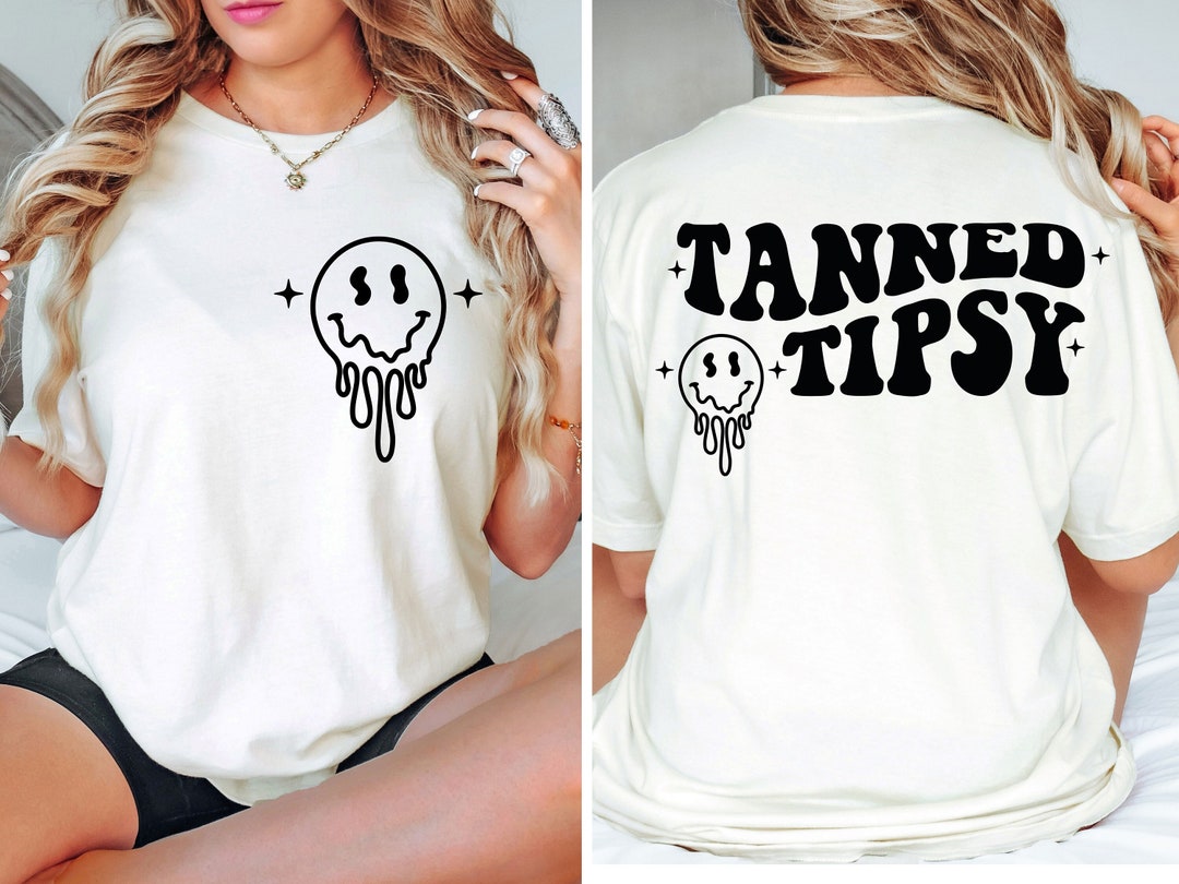 Tanned and Tipsy PNG Smile PNG Summer PNG Pink Tanned and Tipsy Png ...