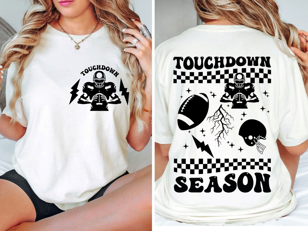 Touchdown Season Retro Football SVG PNG, Funny Football Fan Png, Game ...