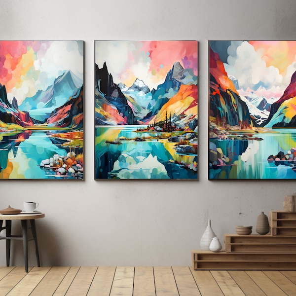 Landscape Triptych - Etsy