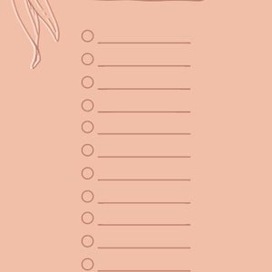 To Do List Printable & Fillable PDF, Daily Checklist,digital Download ...