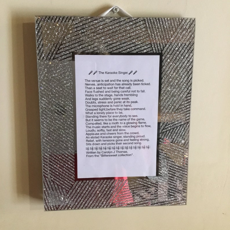 The Karaoke Singer. A Poem. - Etsy