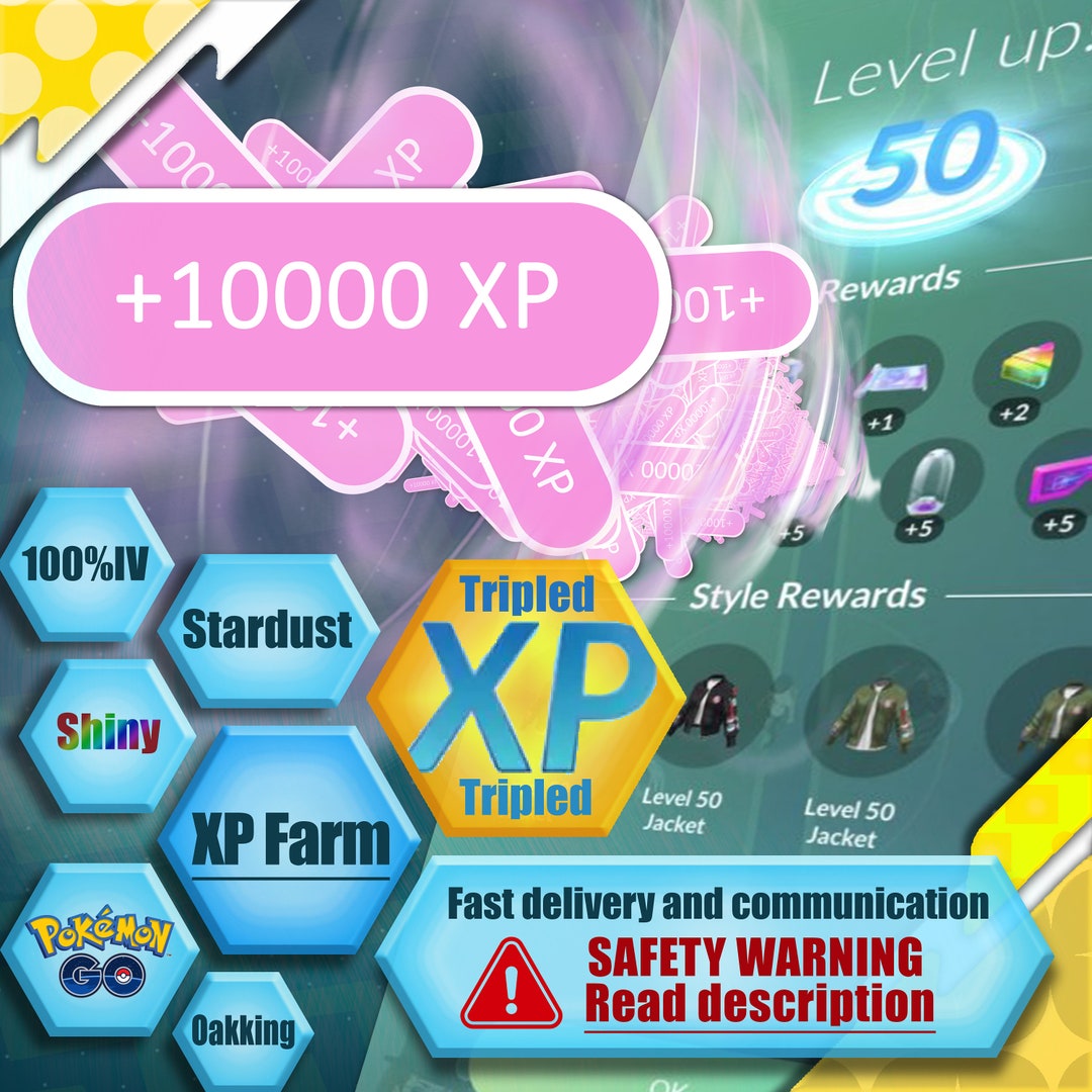 Pokemon Go TRIPLE XP Stardust Massive Farm Fast & - Etsy