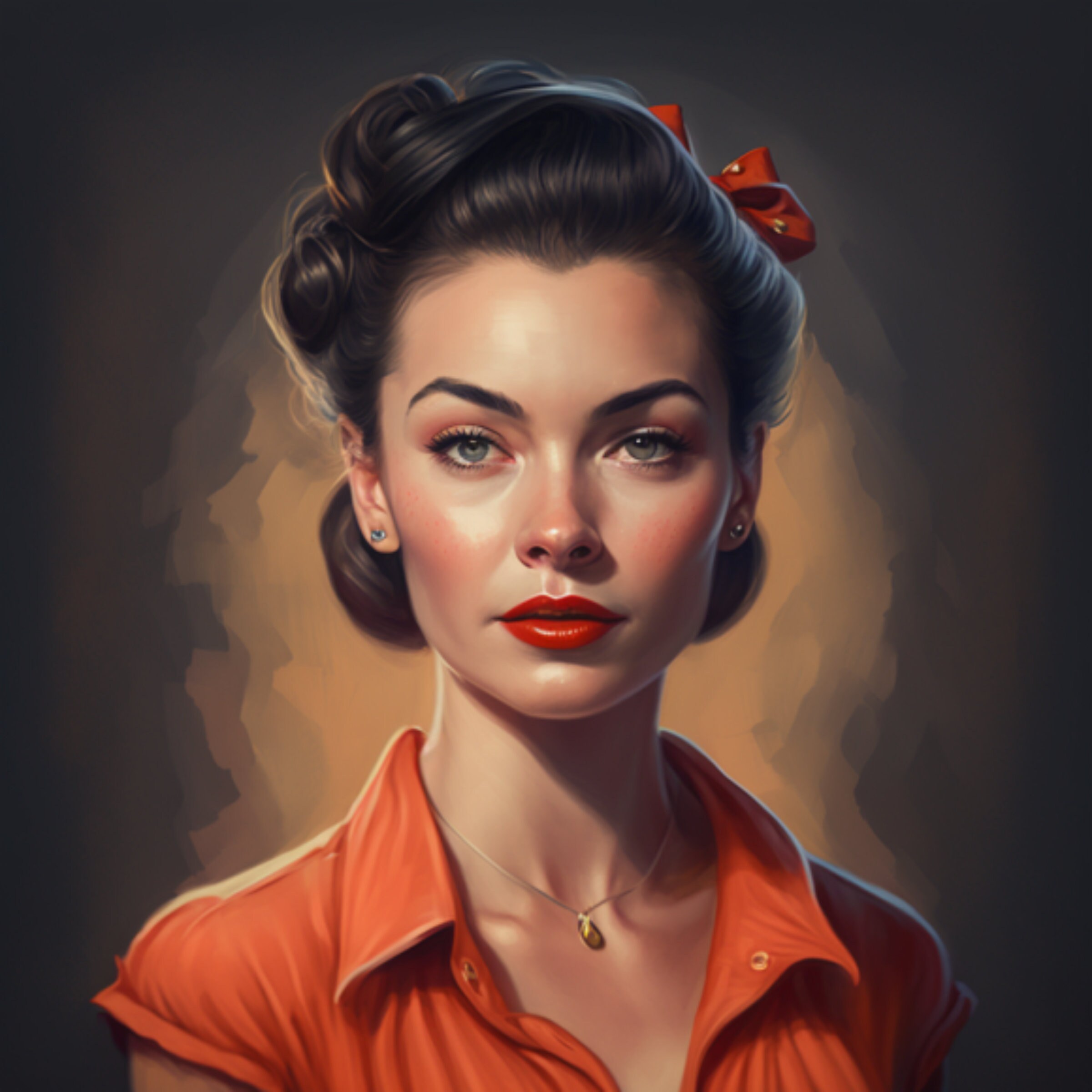 Pin up Style Woman Portrait / 88 Inch / 2020 Cm/ 300 DPI / 2400 Pix / PNG - Etsy