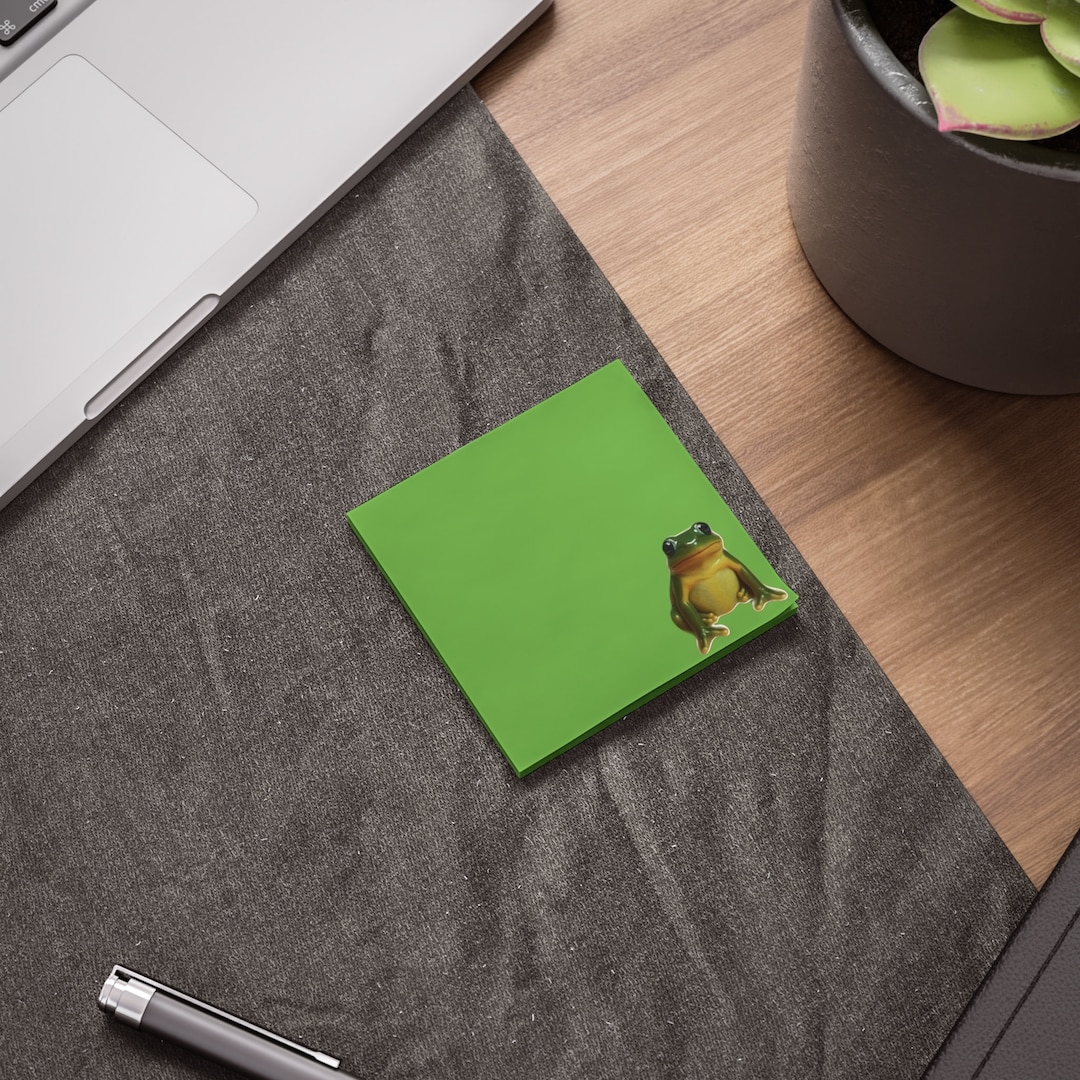Frog Post-it® Note Pads, Realistic Frog Sticky Notes, Sticky Notes ...
