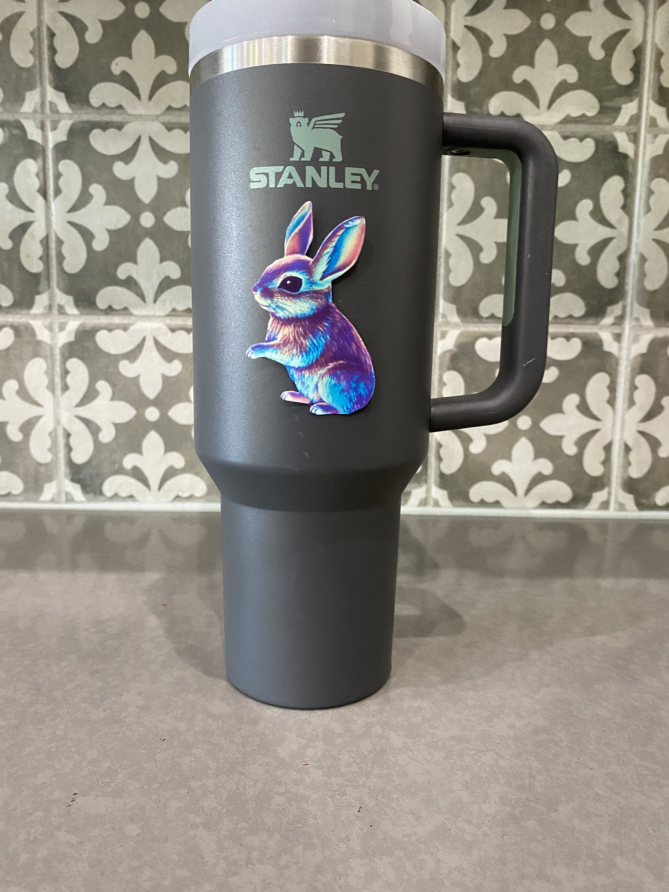 Rainbow Baby Rabbit Sticker High Quality Water Proof Stickers - Etsy