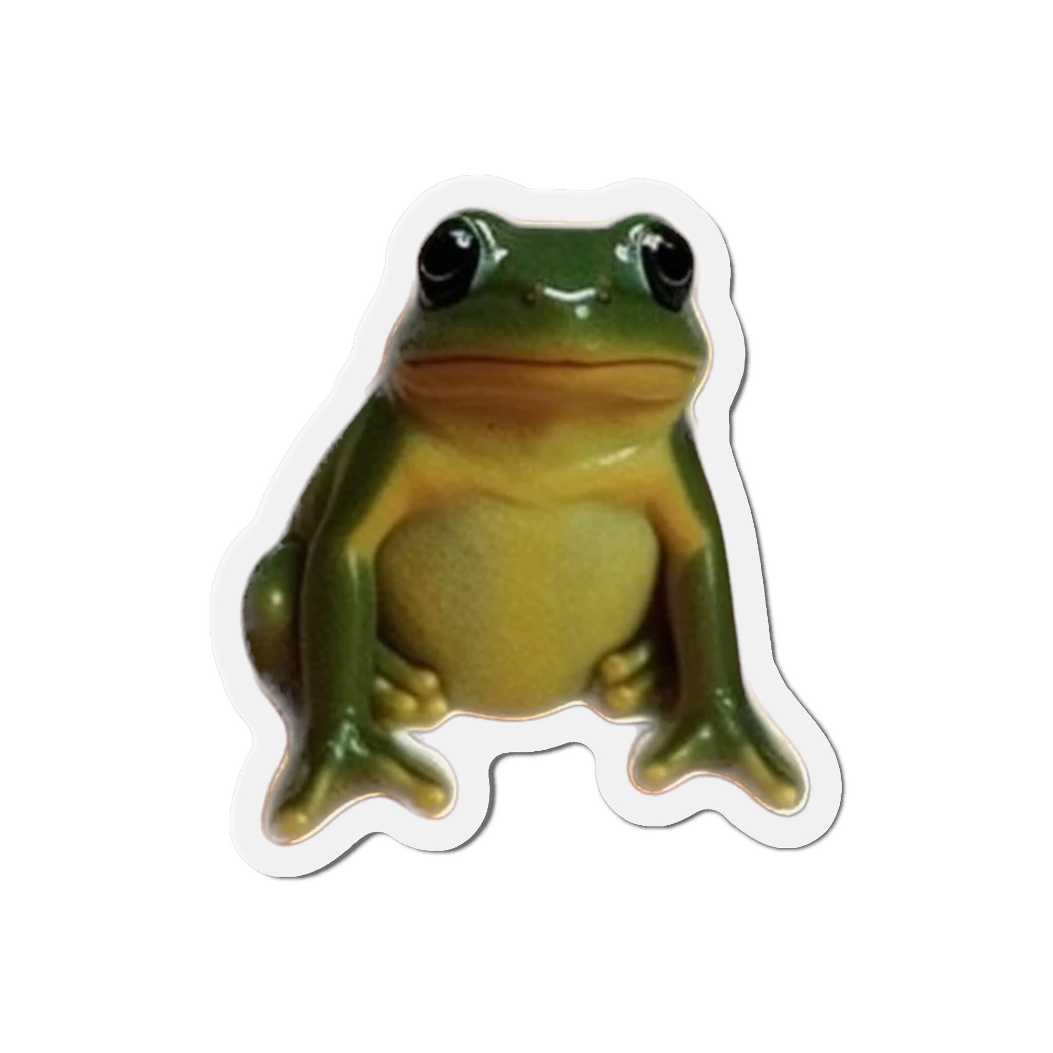 Frog Die-cut Magnet, Realistic Frog Magnet, Frog Magnet, Kitchen ...