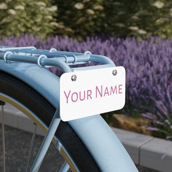 Custom Mini Bike License Plate Personalized Plate License Plate Kids Gifts Customized Cute Aesthetic Gifts for Him Bike Accessories Etsy Ireland