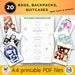 Jobs & Their Bags | Printable Pretend Play | Shadow Matching | Kids ...