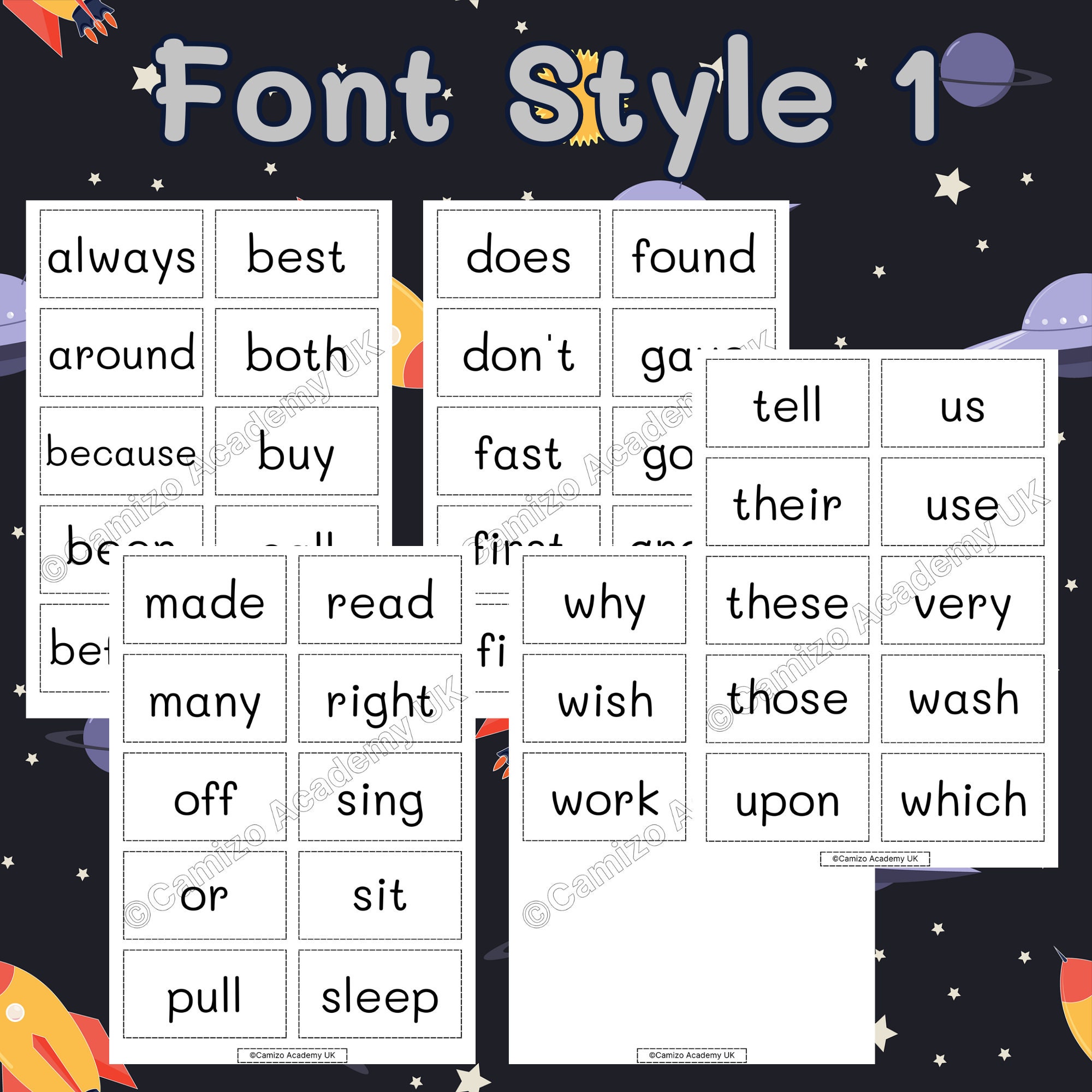 Printable Flashcards Dolch Sight Words | Second Grade | 46 Words ...