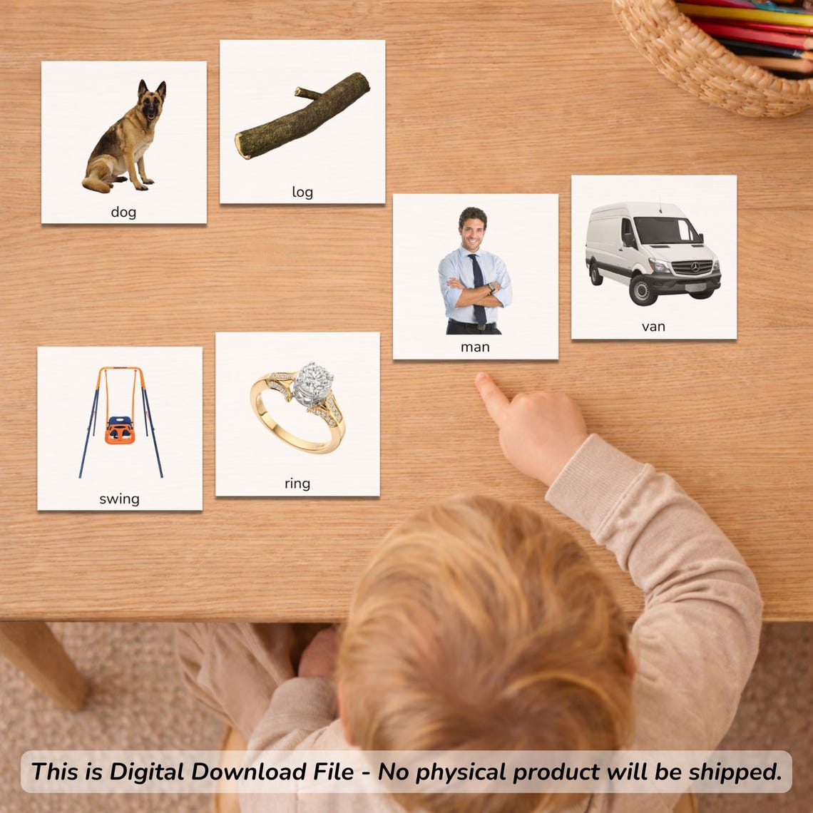 Rhyming Words Matching Cards Printable | Preschool Phonics Activity ...