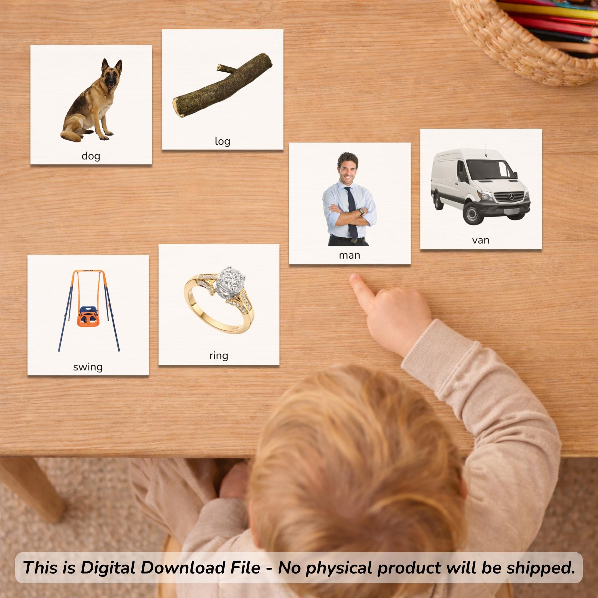 Rhyming Words Matching Cards Printable | Preschool Phonics Activity ...