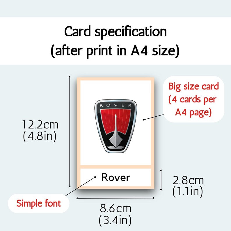 100 CAR LOGOS Montessori 3-part Nomenclature Cards Teacher Resources ...