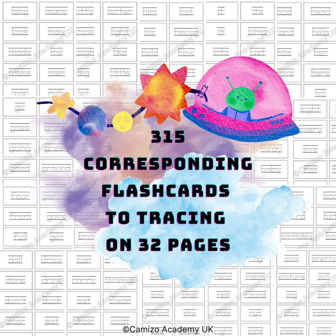 Printable Flashcards Dolch Sight Words ALL 315 Words - Etsy