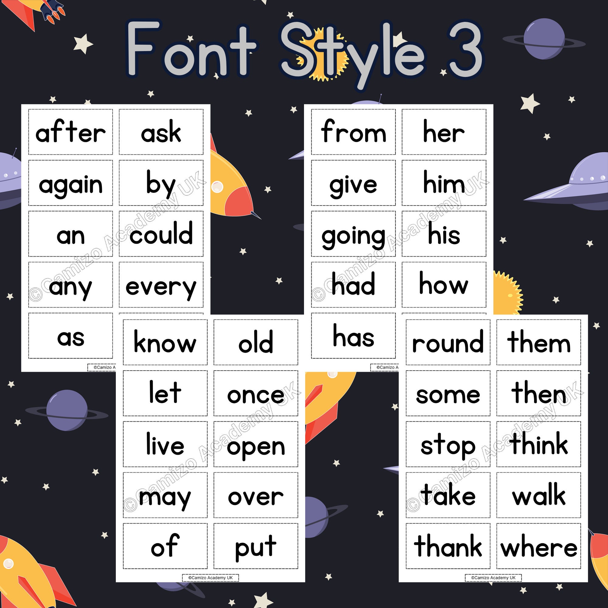 Printable Flashcards Dolch Sight Words | First Grade | 41 Words ...