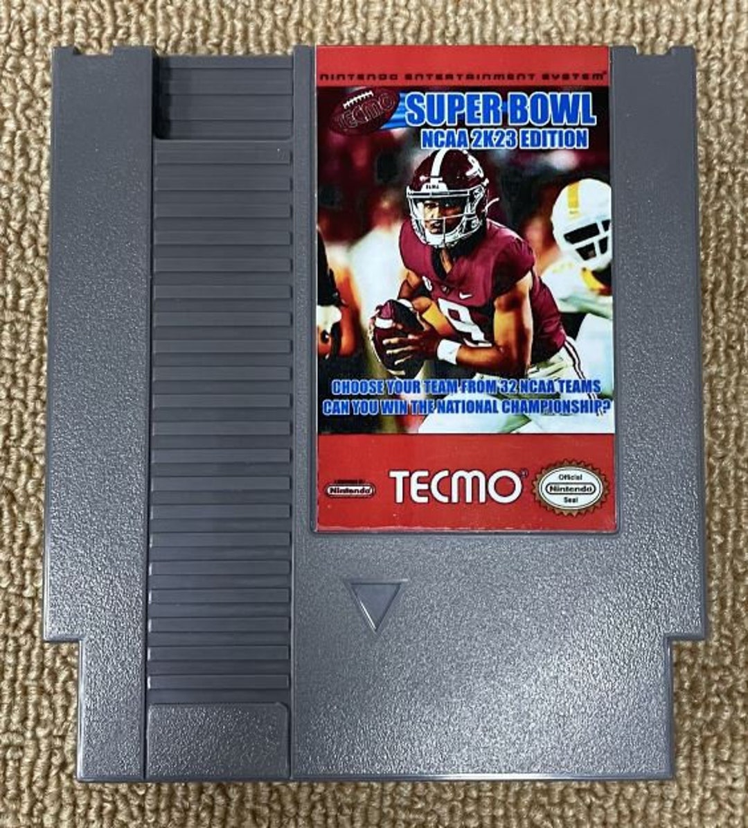 Tecmo Super Bowl College 2023 Version NES Nintendo Famicom 8 - Etsy