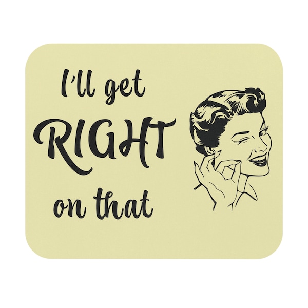 Funny Mouse Pad With Sayings - Etsy