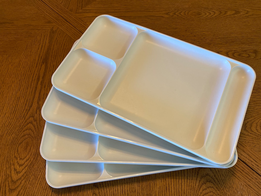 Tupperware Lunch Tray 1535 Set of 4 Like NEW Condition - Etsy