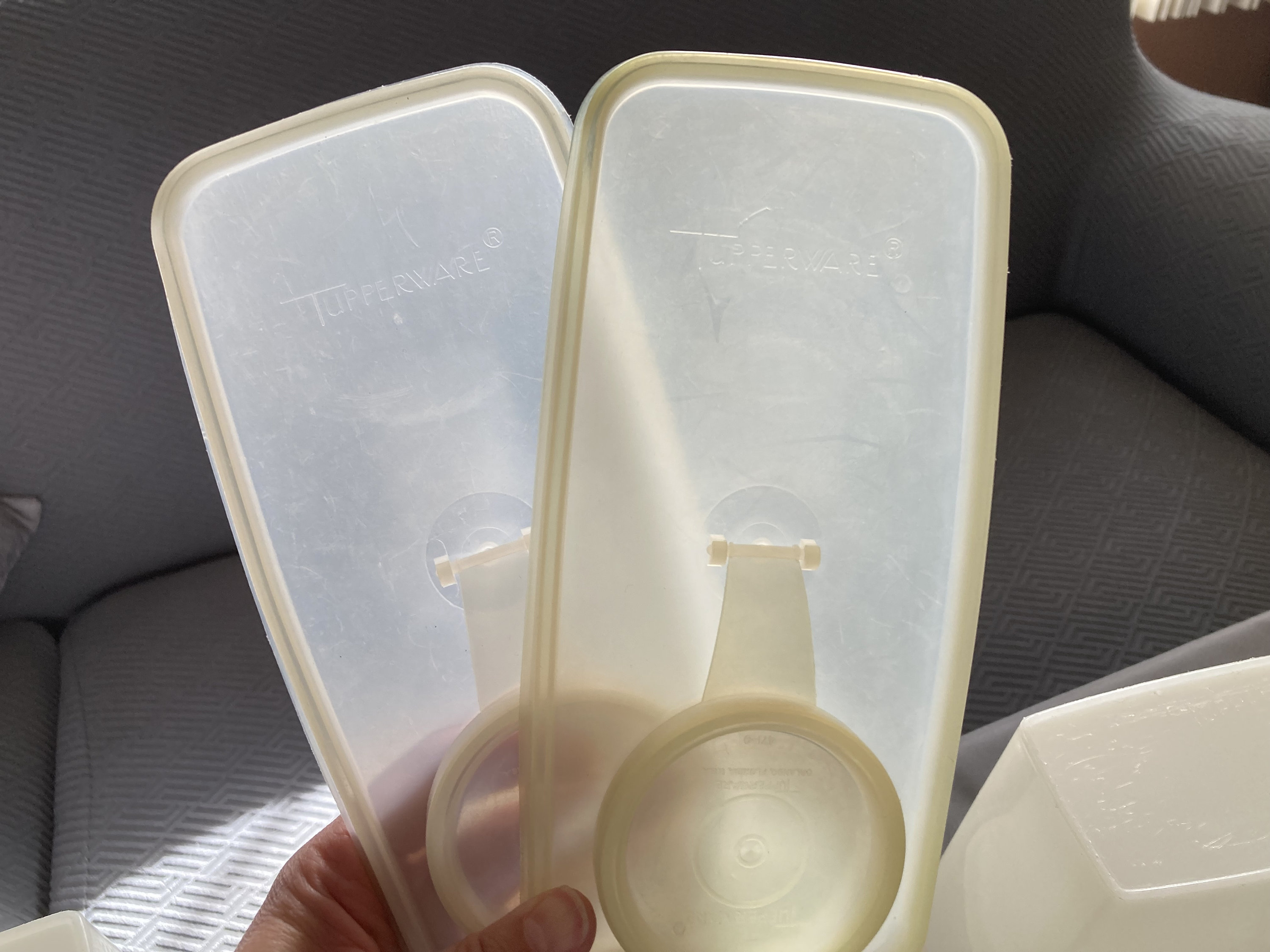 Vintage Tupperware Cereal Containers Clear, Neutral - Etsy