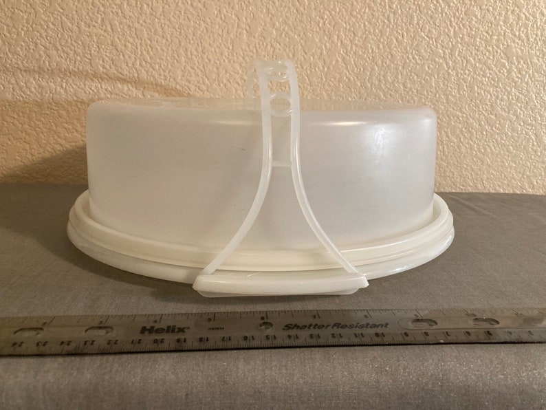Tupperware Pie or Desert Carrier Base Lid and Handle 719-1 - Etsy Canada