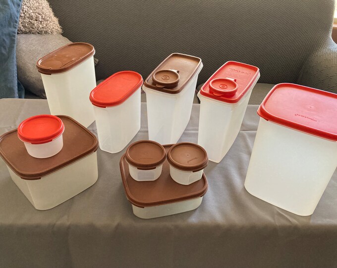 10 Tupperware Containers Modular Mates and Cereal Containers With Lids ...