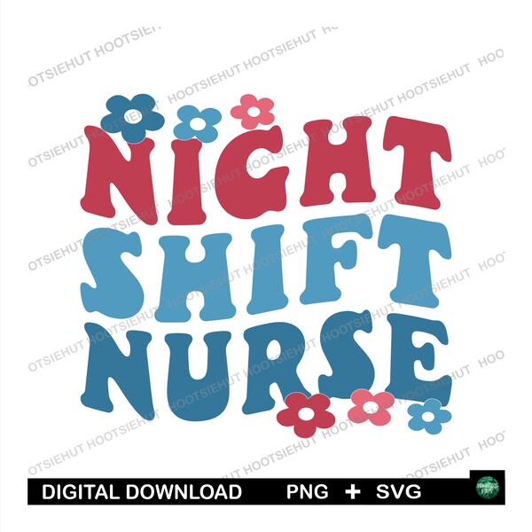 Nurse Night Shift Svg - Etsy