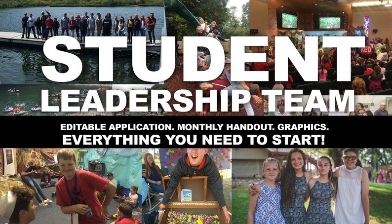 Student Leadership Team Quick Launch Materials. Editable SLT ...