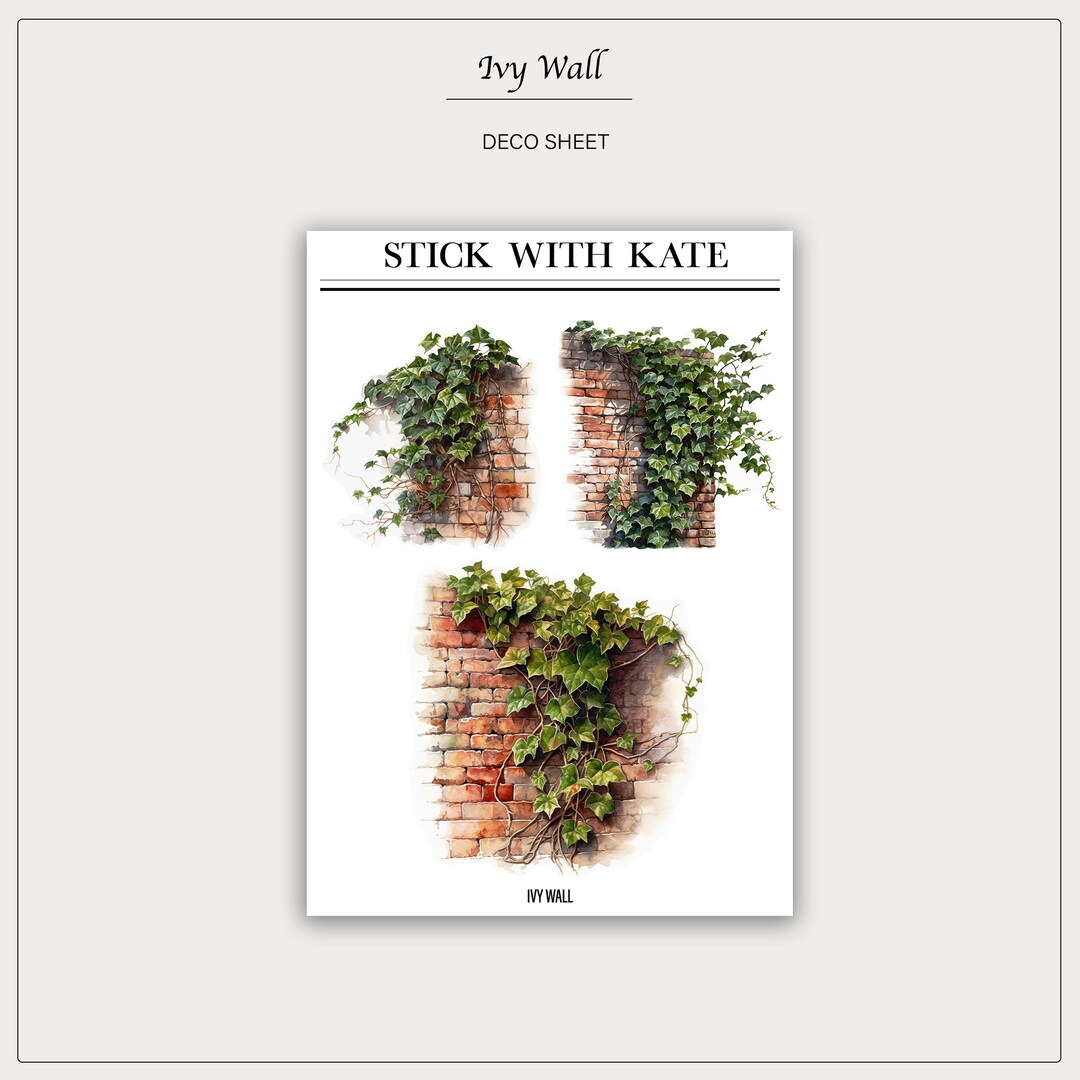 Ivywall Printable Stickers Planner Stickers - Etsy