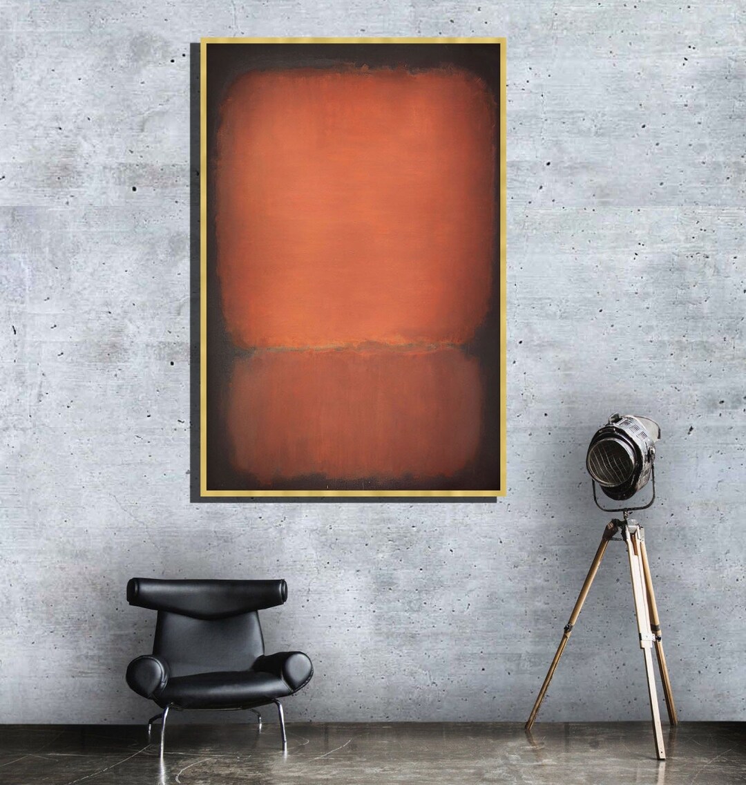 Mark Rothko Minimalist Abstract Wall Art, Minimalist Canvas Wall Art ...