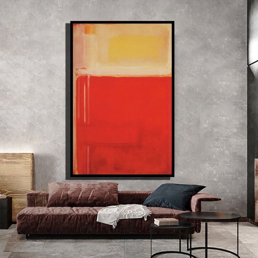 Mark Rothko Minimalist Abstract Wall Art, Minimalist Canvas Wall Art ...