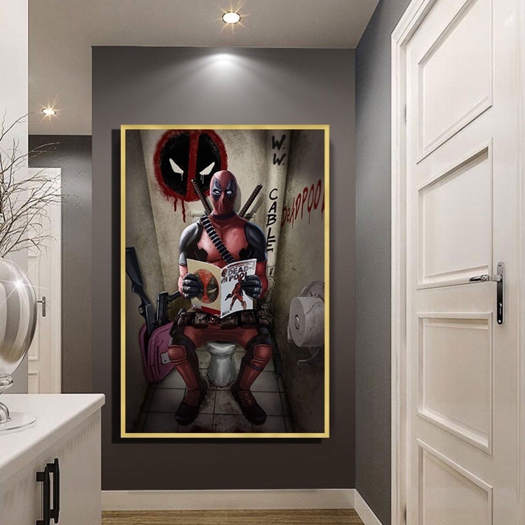 Deadpool Movie Canvas Wall Art Home Decor Canvas Art, Deadpool Print ...