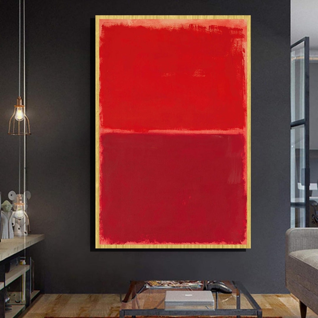 Mark Rothko Minimalist Abstract Wall Art, Minimalist Canvas Wall Art ...