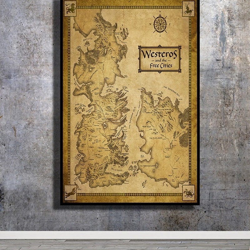 Westeros Map - Etsy
