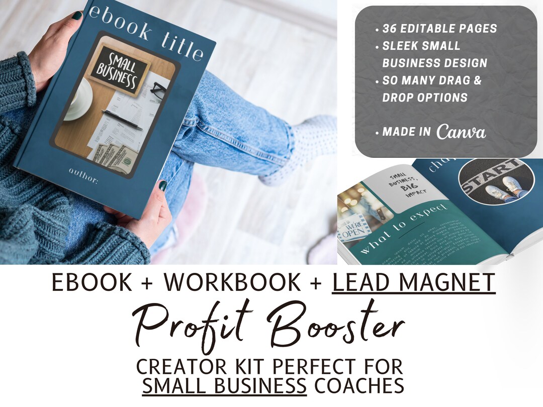 Editable Workbook Template Small Business Ebook Template Lead Magnet ...