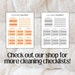 Kids Chore Chart Cleaning Checklist Kids Daily Checklist - Etsy