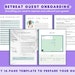 Healing Retreat Welcome Packet Fully Customizable & Editable Canva ...