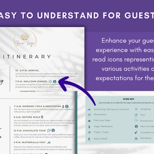 Women's Wellness Retreat Itinerary Template | Canva Customizable Event ...