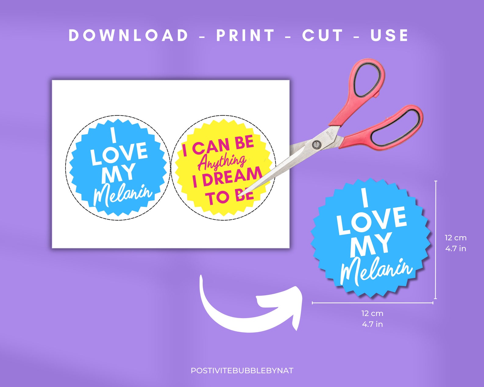 Bright Colors Positive Affirmation Station PRINTABLE + Editable Canva ...
