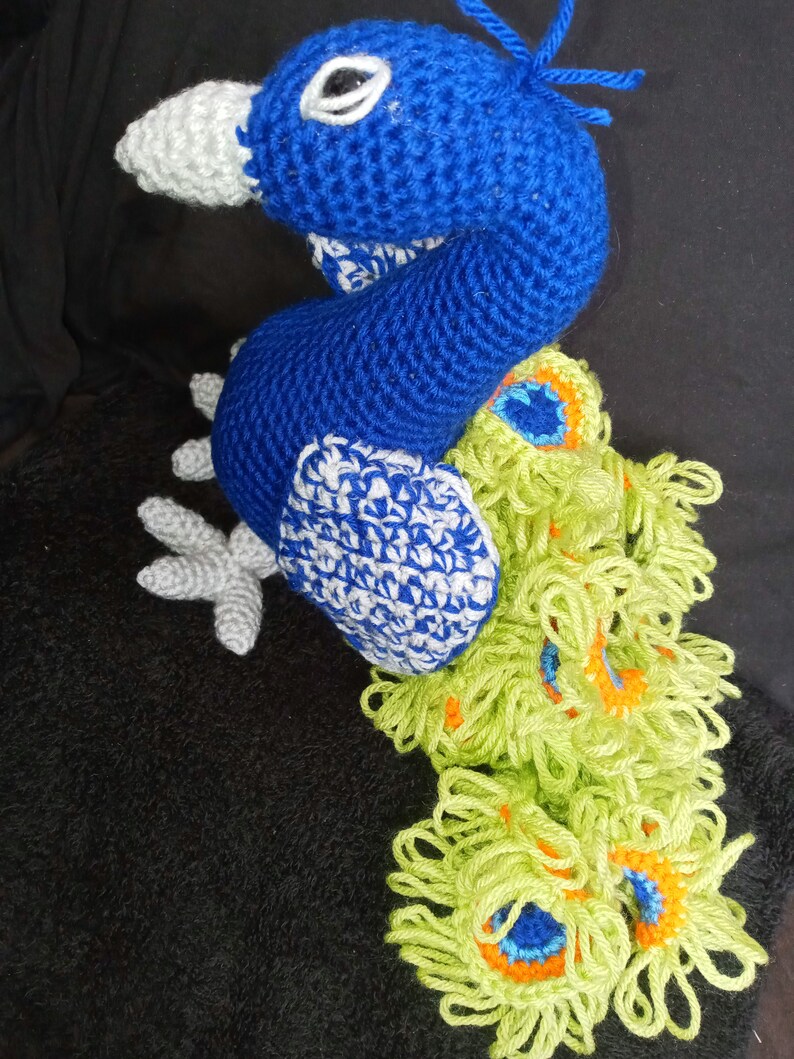 Peacock Crochet Amigurumi - Etsy