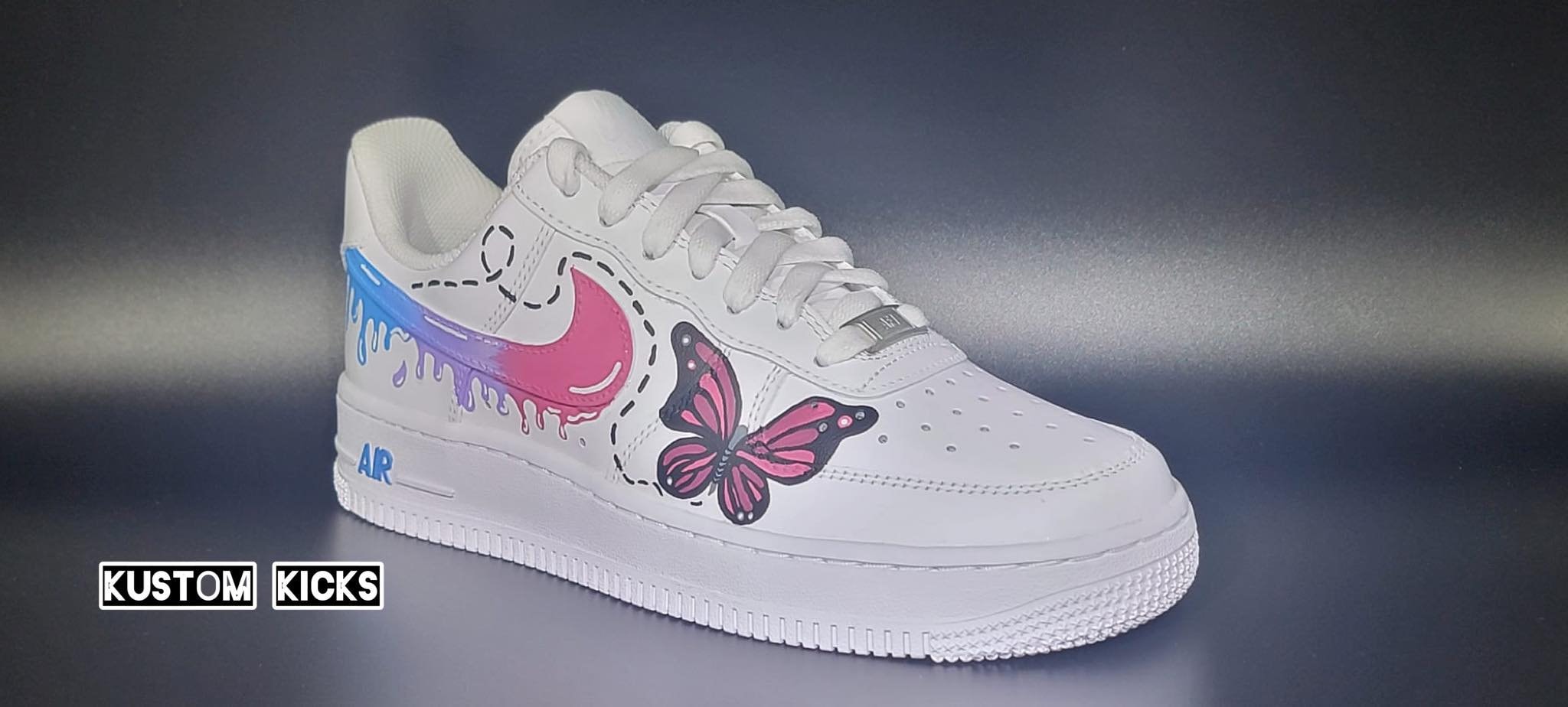 Custom Air Force 1 Butterfly Design - Etsy