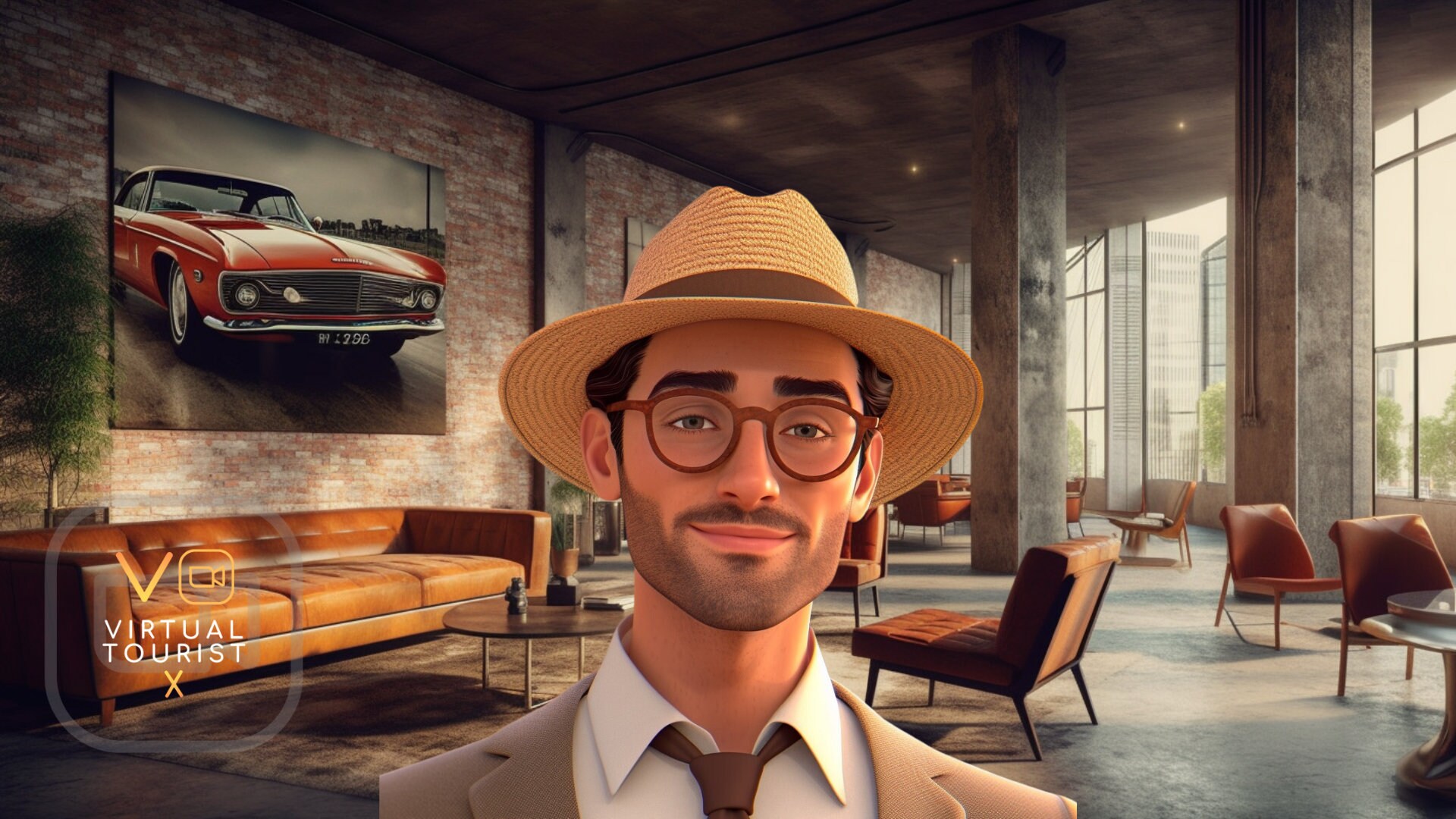 4X Henry Ford Lounge | Zoom Virtual Backgrounds | Backdrop | Office ...