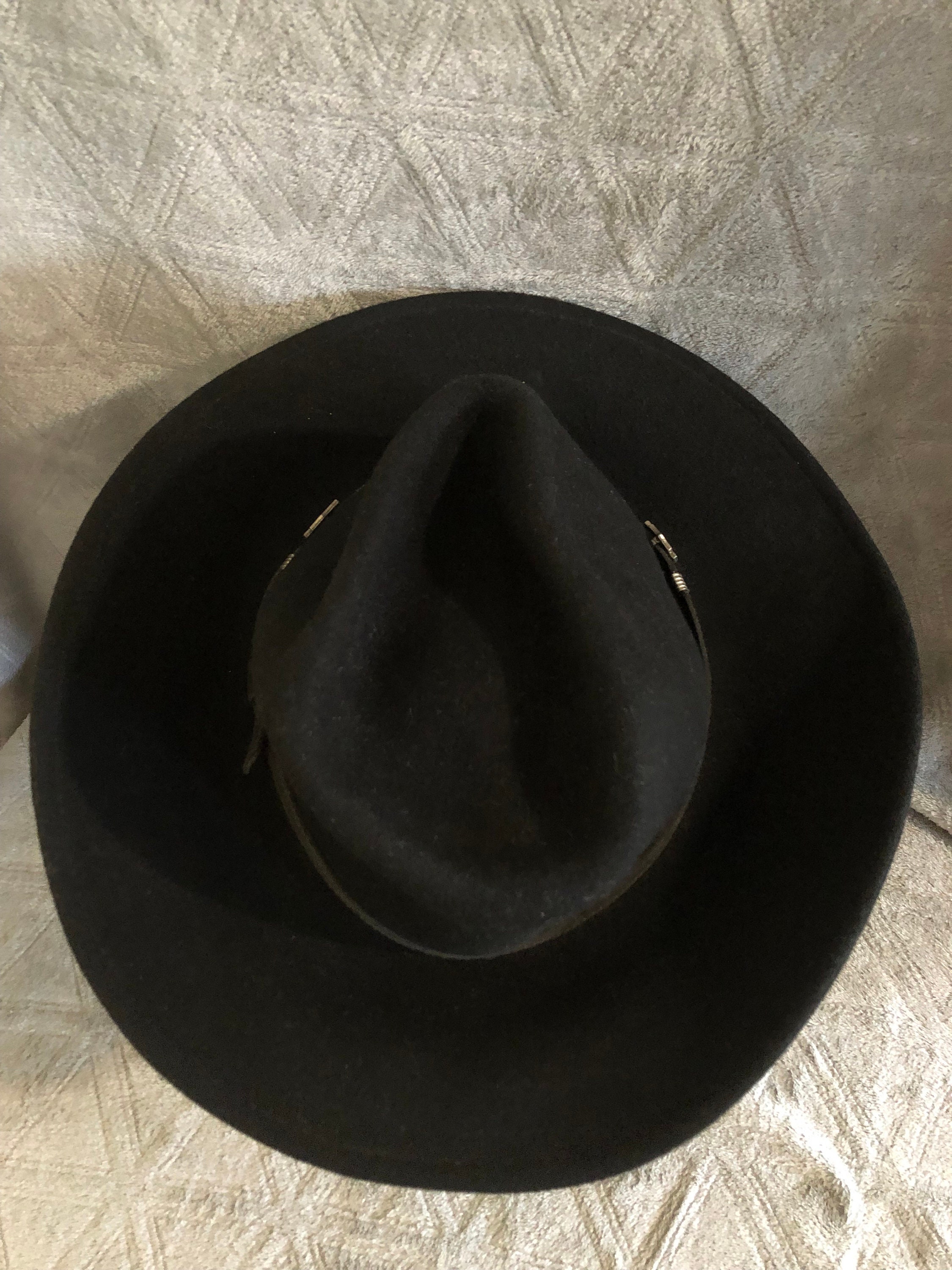 Harley Davidson Black Wool Crushable Cowboy Hat Size Small - Etsy