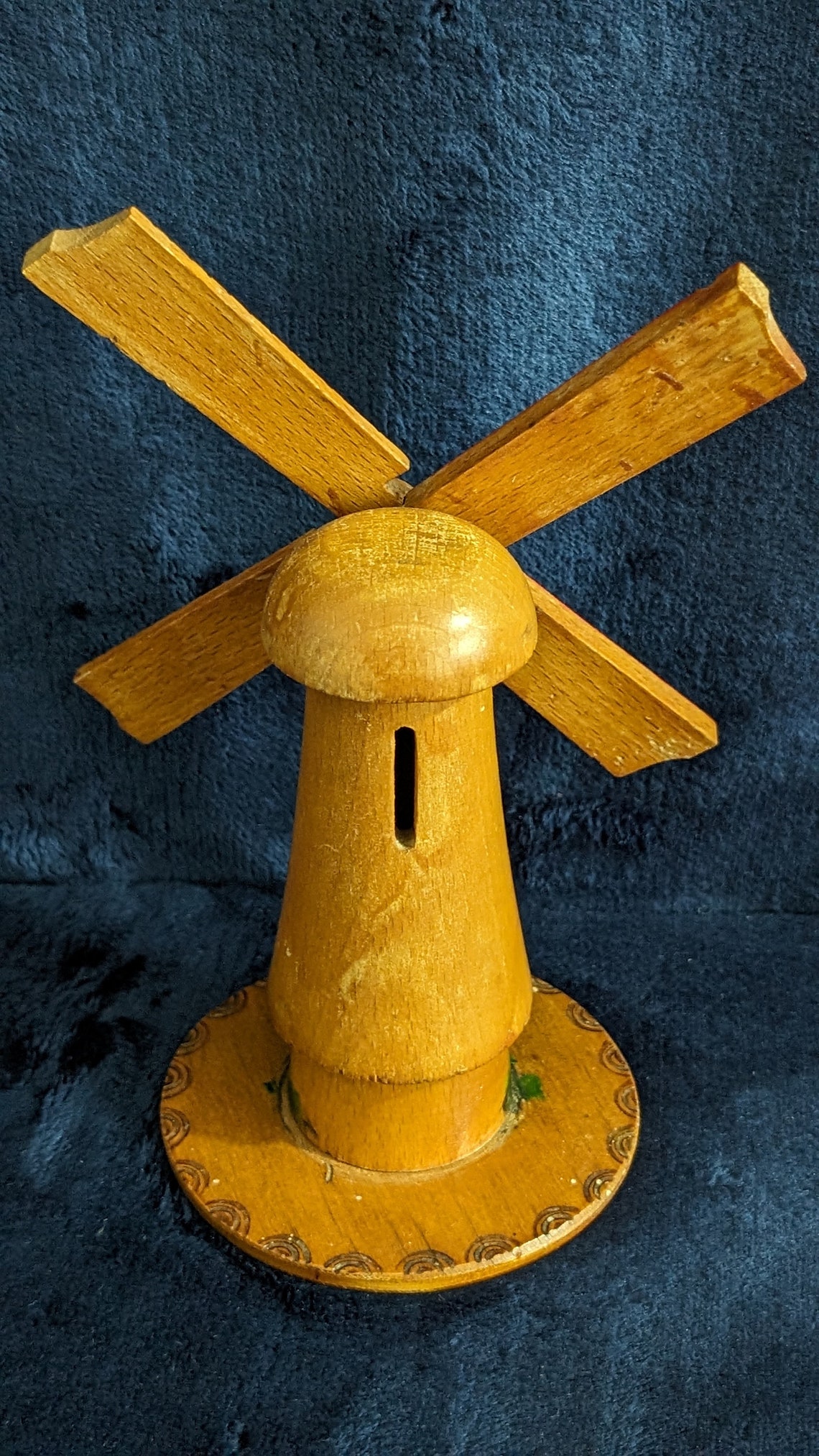 Vintage Holland Wooden Windmill Bank /collection Box Handmade - Etsy