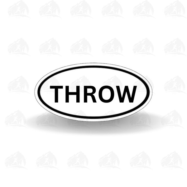 Javelin Shotput Discus Stickers - Etsy