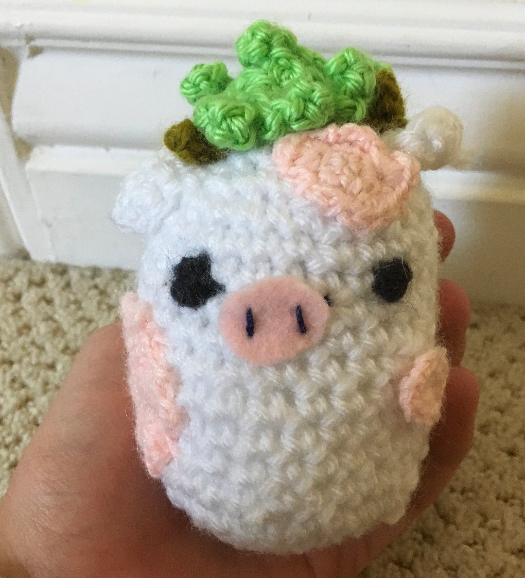 Strawberry Cow, Potato Cow, Cow Plushie - Etsy